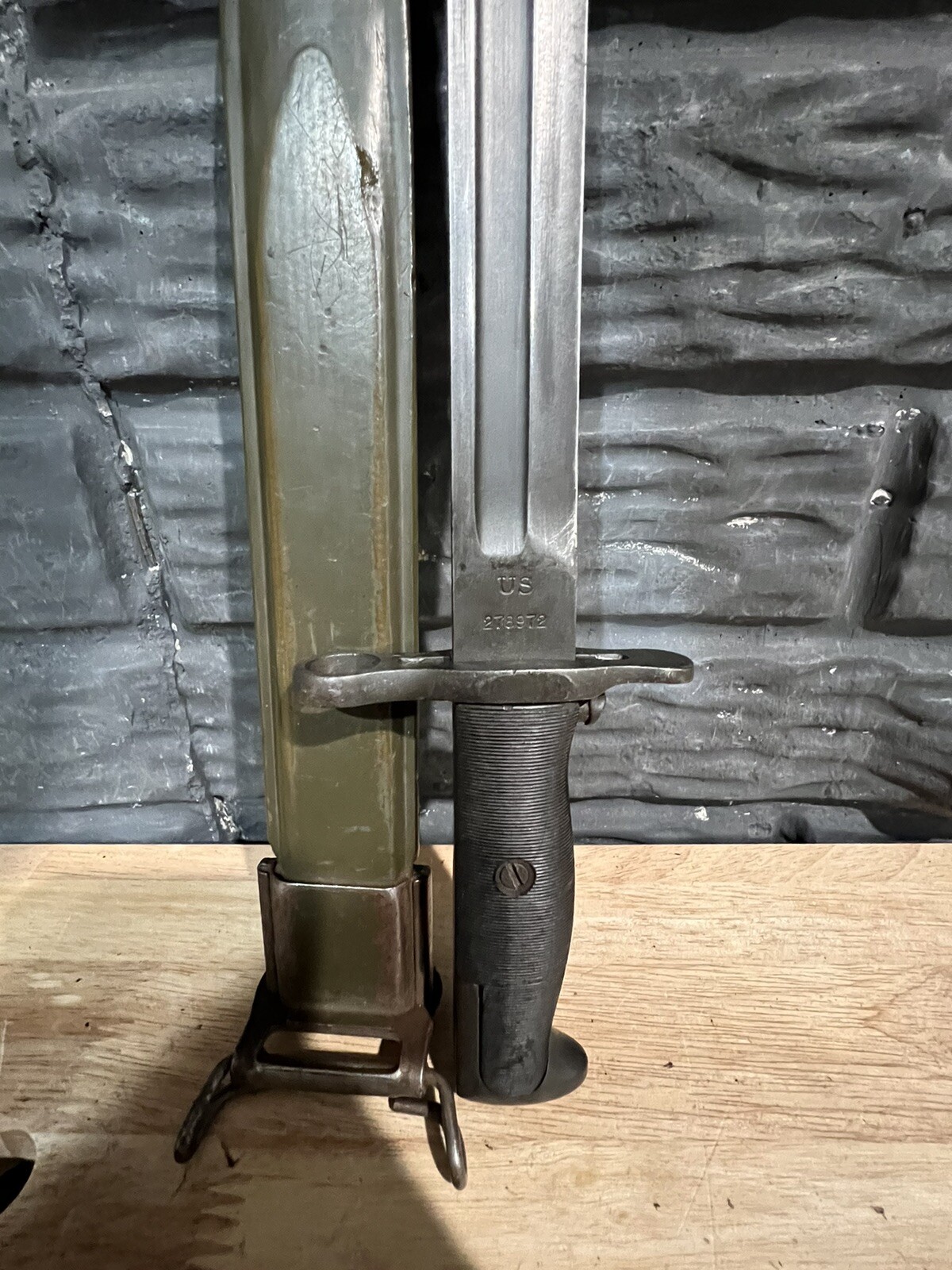 Springfield Arsenal M1905 Bayonet W/Scabbard SA 1908 U.S Army 9.5 ...