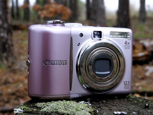 NEW! Canon PowerShot A1100 IS 12.1MP Digital Camera - RARE PINK - NEVER ...