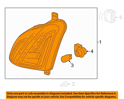GM OEM 18-21 Equinox Front Lamps Signal Lamps-Signal Lamp Assy 84226246 ...
