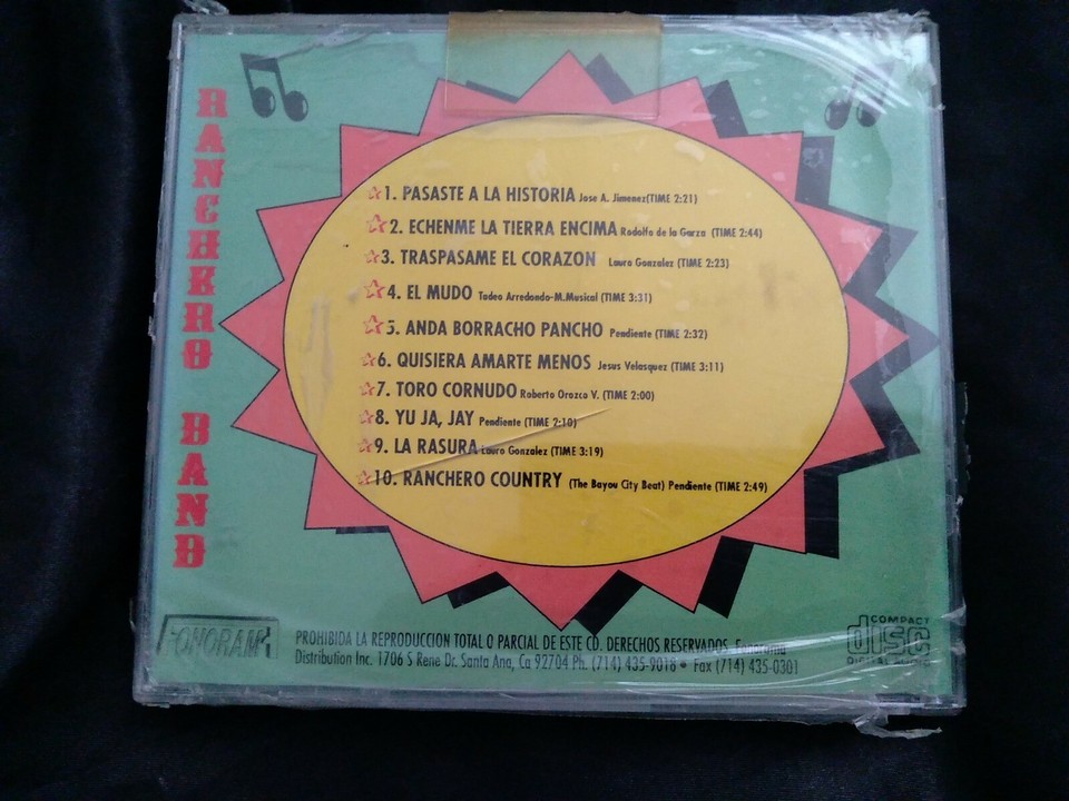 Ranchero Band- Anda Borracho Pancho- Nuevo | eBay