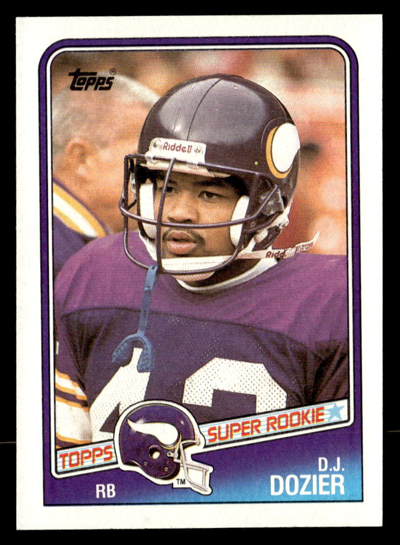 D.J. Dozier 1988 Topps Rookie Card #150 Minnesota Vikings | eBay
