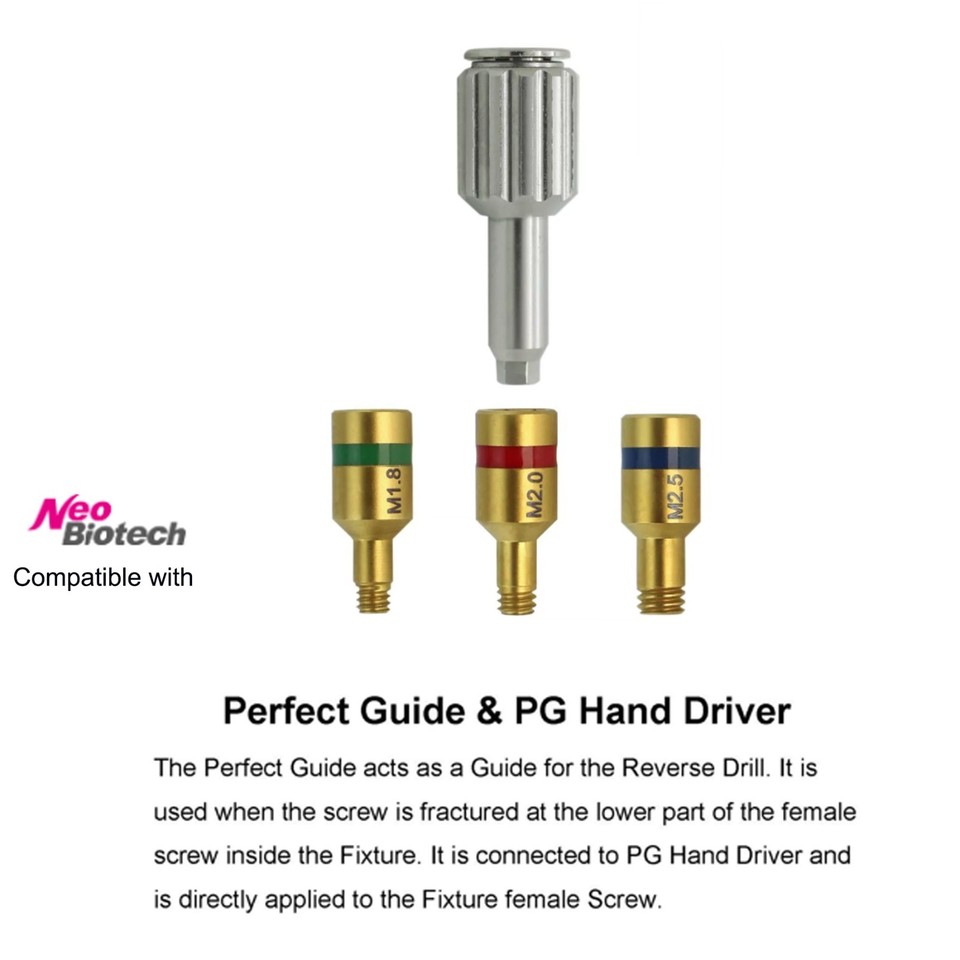 New NeoBiotech SR Dental Broken Screw Extraction Kit with Left Hand ...