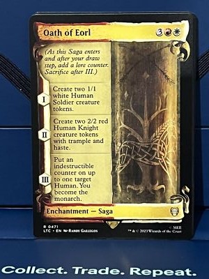 MTG Lord of the Rings Oath of Eorl (Showcase Scrolls) | eBay