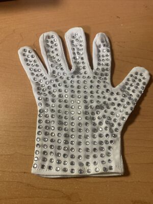 Handmade MJ Michael Jackson Unique Gloves Collection Billie Jean Silver ...