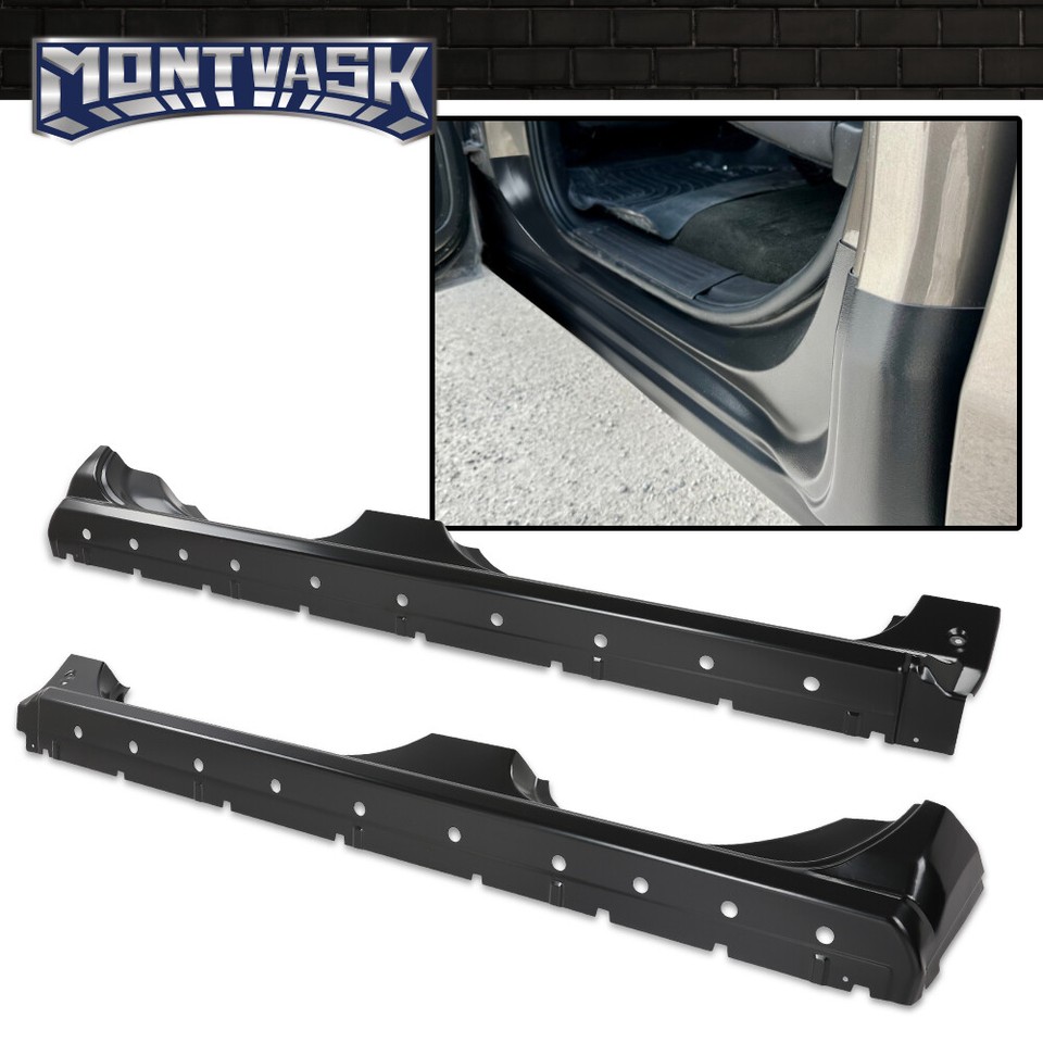Fit For 2014-2018 Chevrolet Silverado/GMC Sierra Extended Cab Rocker ...