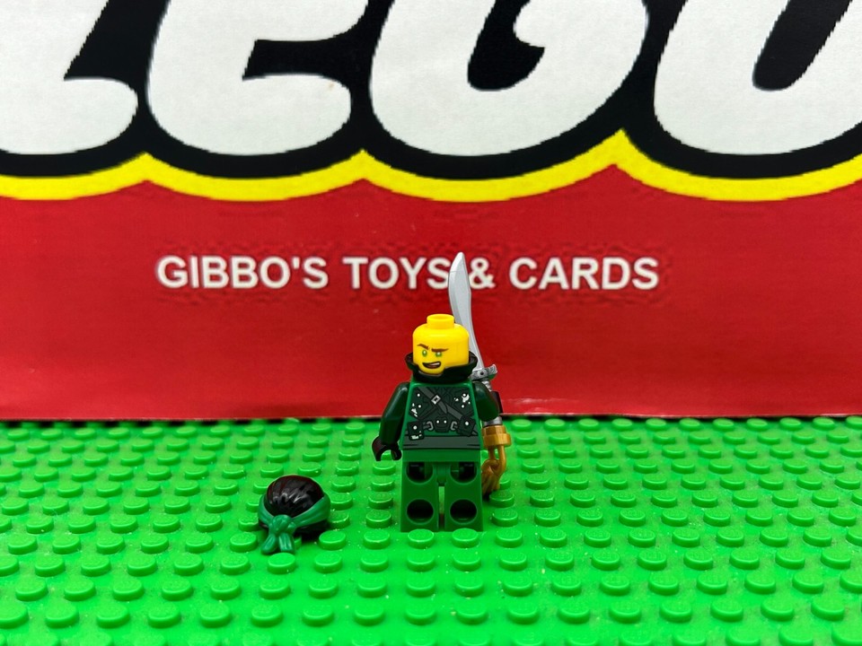 LEGO LLOYD HUNTED ROBES + sword minifigure NINJAGO set 70658 njo481 ...
