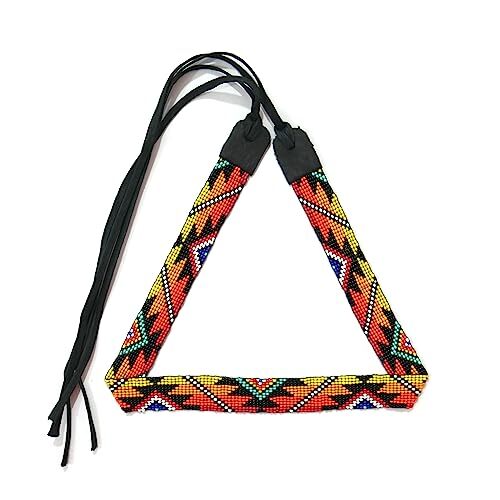 Beaded Hat band Native American Style Southwestern Cowboy Rode Pattern ...