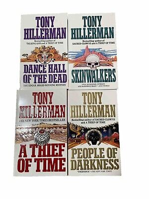 Four By Hillerman Book Set Tony Hillerman A Thief of Time Skinwalkers ...