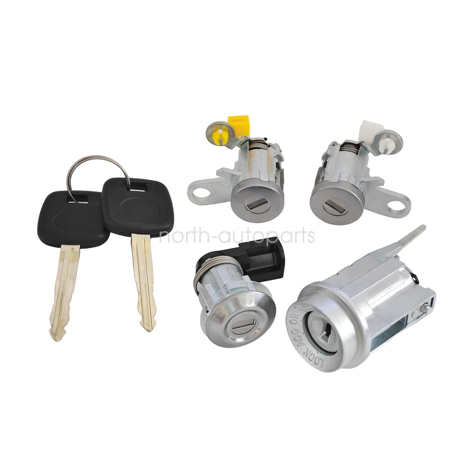 Ignition Door Lock Cylinder & Gas Fuel Lock For 95-98 Tacoma Floor ...