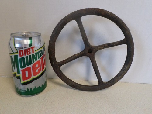 ANTIQUE EARLY CAST IRON TOY PEDAL CAR STERRING WHEEL 6 3/4" ACROSS | eBay