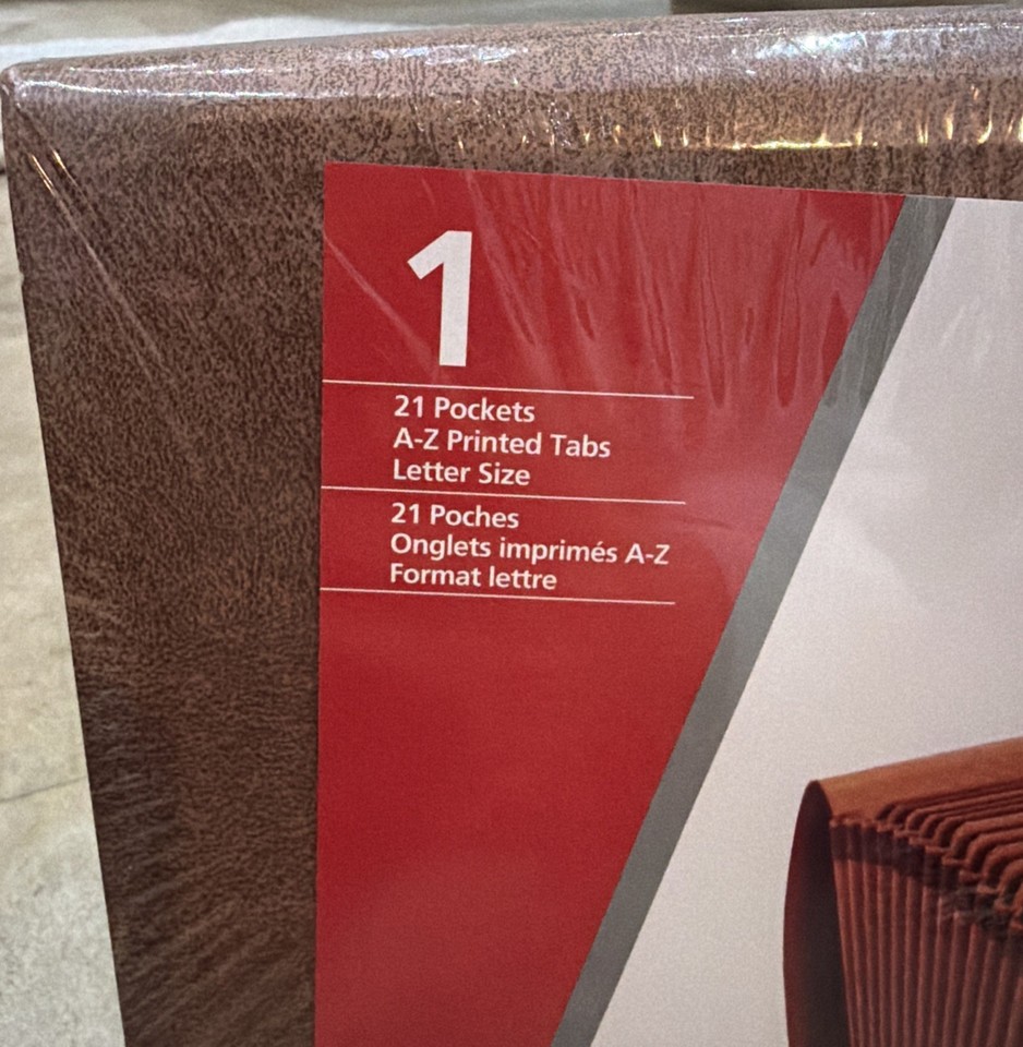 NIB Pendaflex Heavy Duty Expanding File Folder - 21 Pockets with A-Z ...