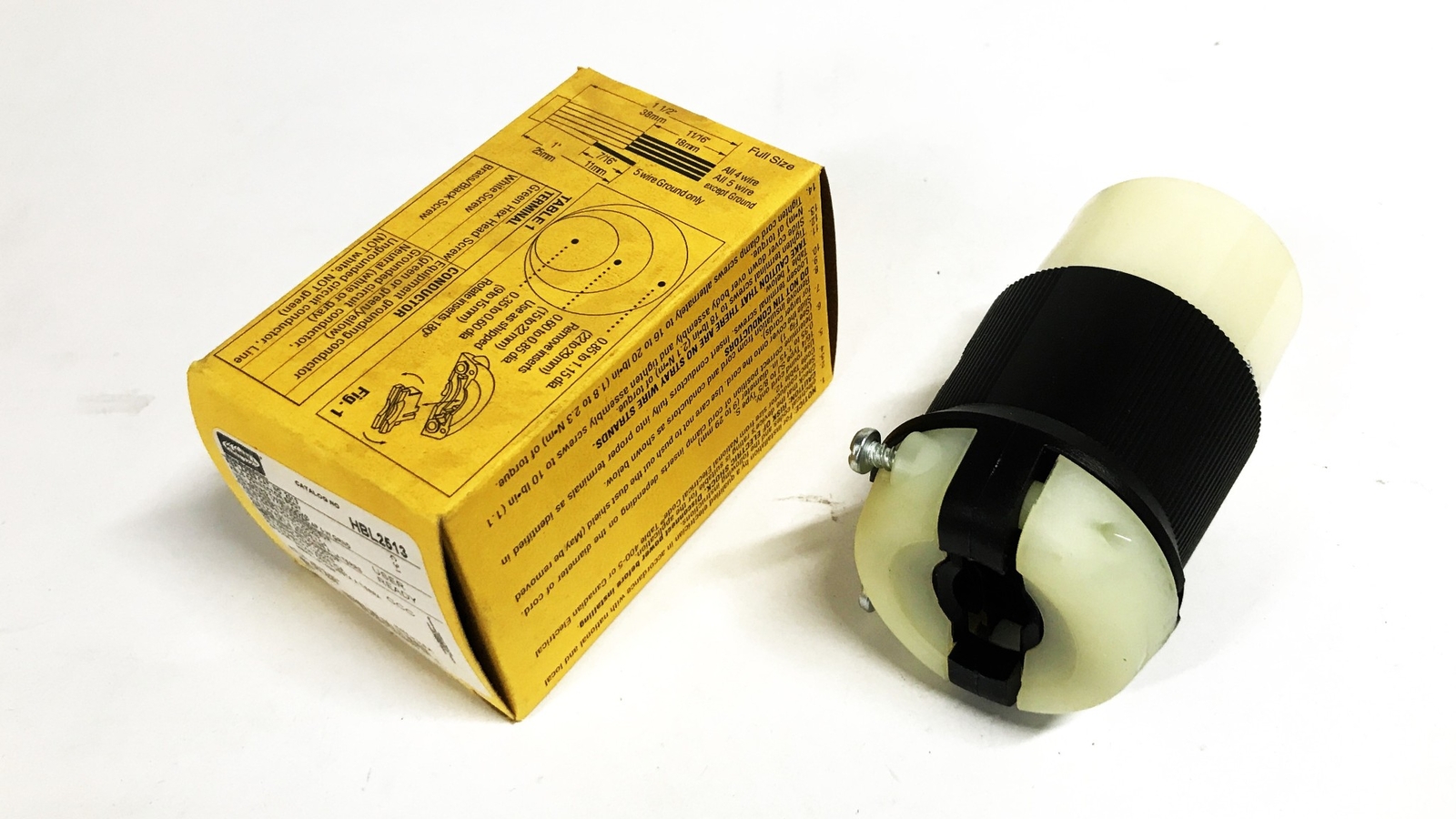 Hubbell Twist-Lock AC Connector HBL2513 NOS | eBay