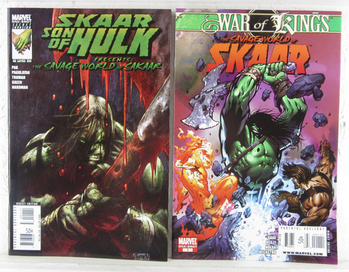 SAVAGE WORLD OF SKAAR - WAR OF KINGS * Marvel Comic Lot * 2008 2009 One ...