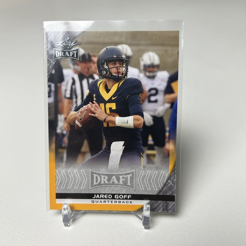 JARED GOFF 2016 LEAF DRAFT GOLD ROOKIE CARD #36 RAMS LIONS RC | eBay
