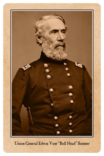 EDWIN "BULL HEAD" SUMNER Union Gen Civil War Vintage Photograph Card ...