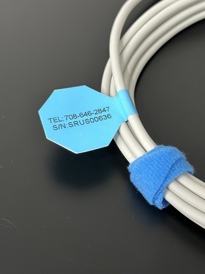 IVY 7800 ECG EKG Cable 6 Pin 4 Leads Grabbers AHA - Same Day Shipping ...