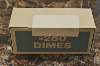 1 ROLL OF CIRCULATED DIMES-ORIGINAL BANK WRAP ROOSEVELT DIMES ...