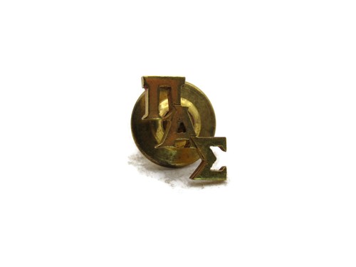 Greek Lettered Sorority Fraternity Pin Gold Tone | eBay