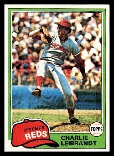 1981 Topps #126 Charlie Leibrandt Cincinnati Reds Baseball card | eBay