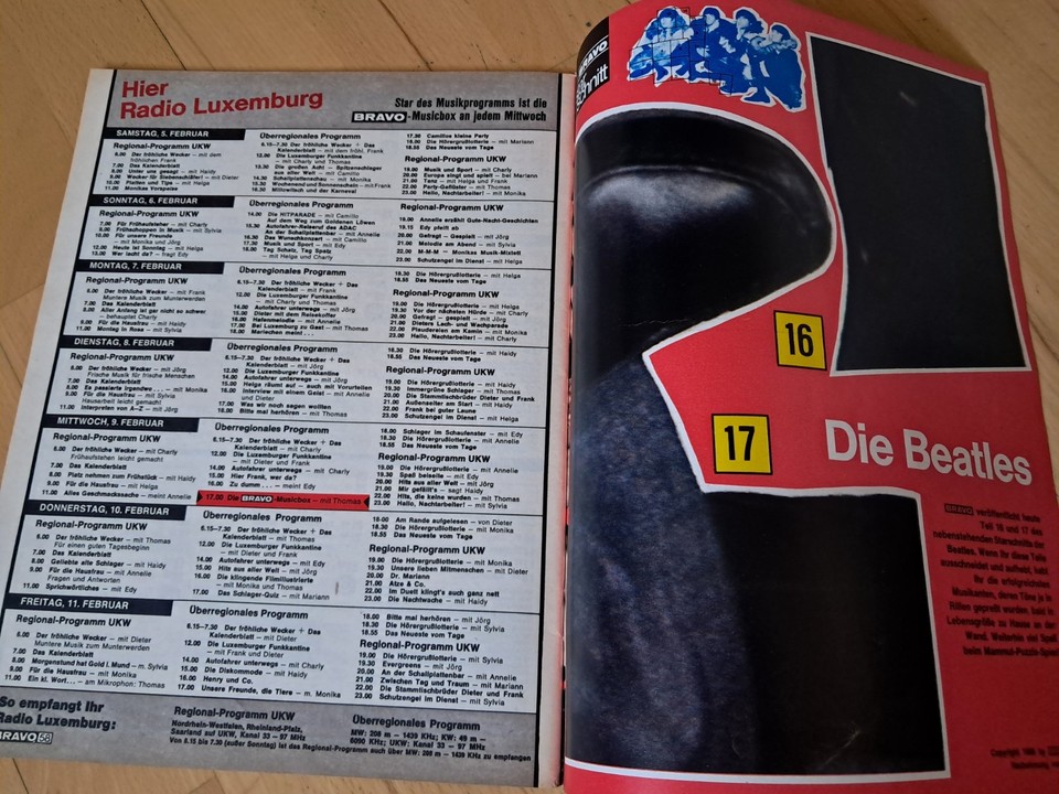 BRAVO Nr.6 vom 31.1.1966 Manfred Schnelldorfer, Roy Black, Gitte ...