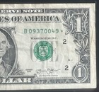 (B 2013 DUPLICATE STAR NOTE!) $1 Duplicate Star Note B09370049* Series ...