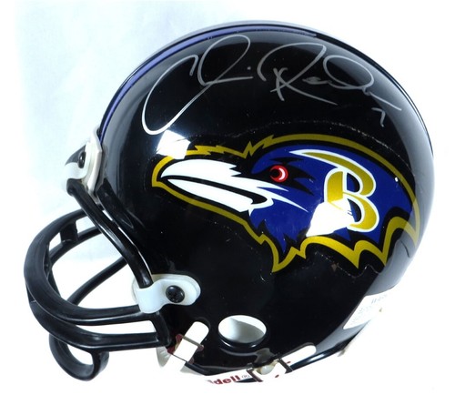 Chris Redman Signed Autographed Ridell Mini Helmet Ravens JSA AS84177 ...