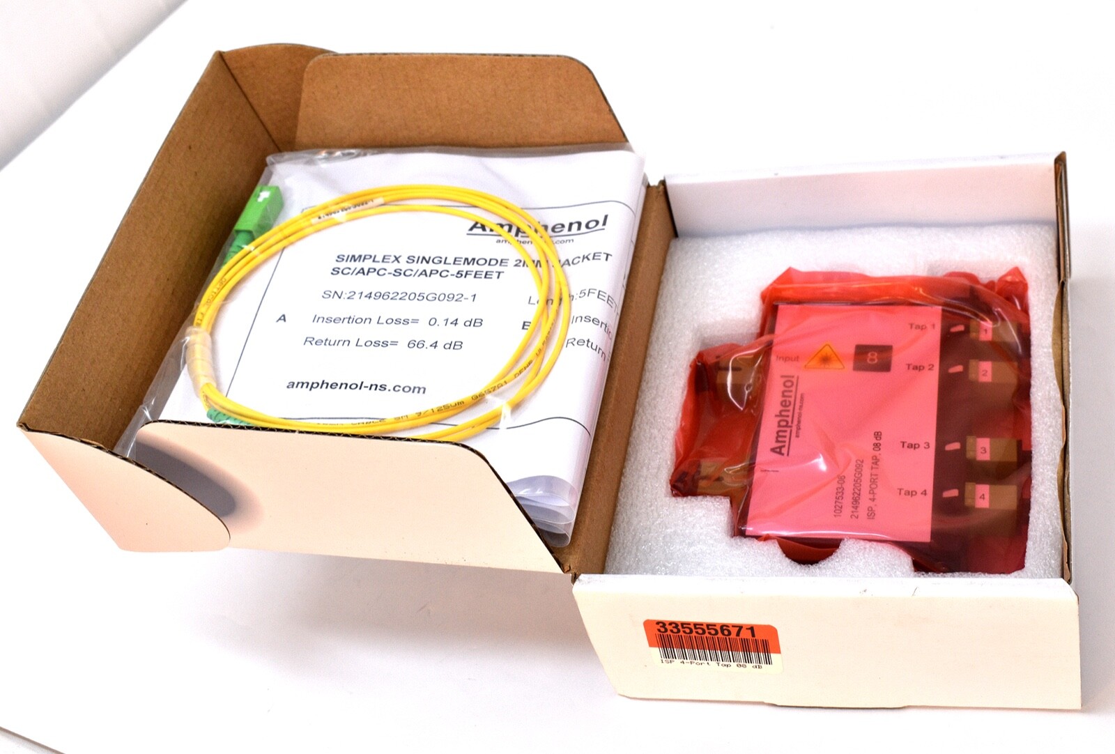 Amphenol 1027533-08 ISP 4-Port Tap 08 dB for sale online | eBay