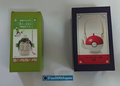 Pokemon Original cafe Poltchageist Sinistcha Tea container Poké Ball ...