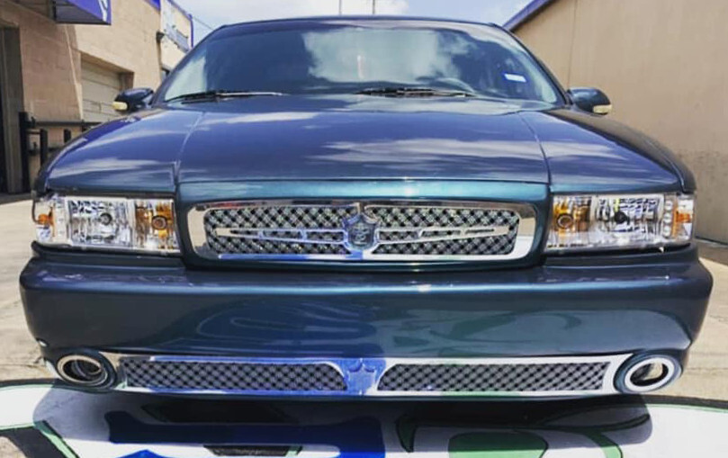 1994-1996 Chevy Impala SS chrome grill 5PC triple weave mesh Tiarra ...
