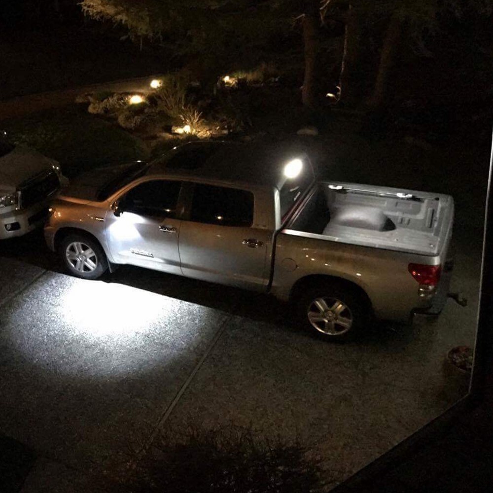 2X For Cadillac Escalade GMC Sierra Yukon LED Puddle Lights Side Mirror ...