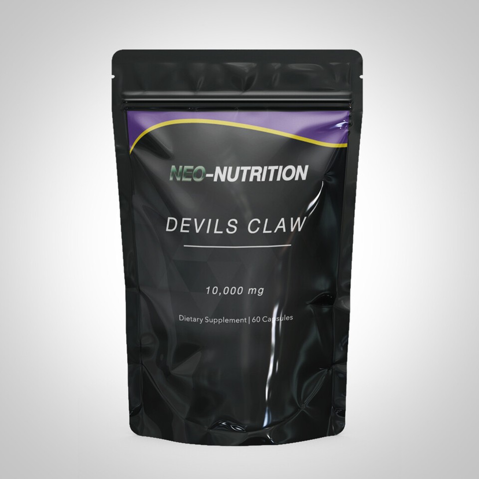 Devils Claw 10,000mg Caps Joints Muscle Pain Ache Weight Loss Natural ...
