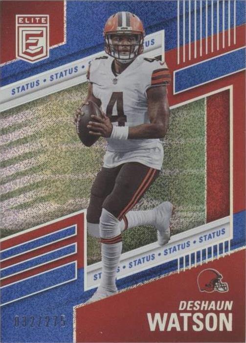 2022 Panini Donruss Elite - Deshaun Watson #17 Status Sparkle /275 for ...