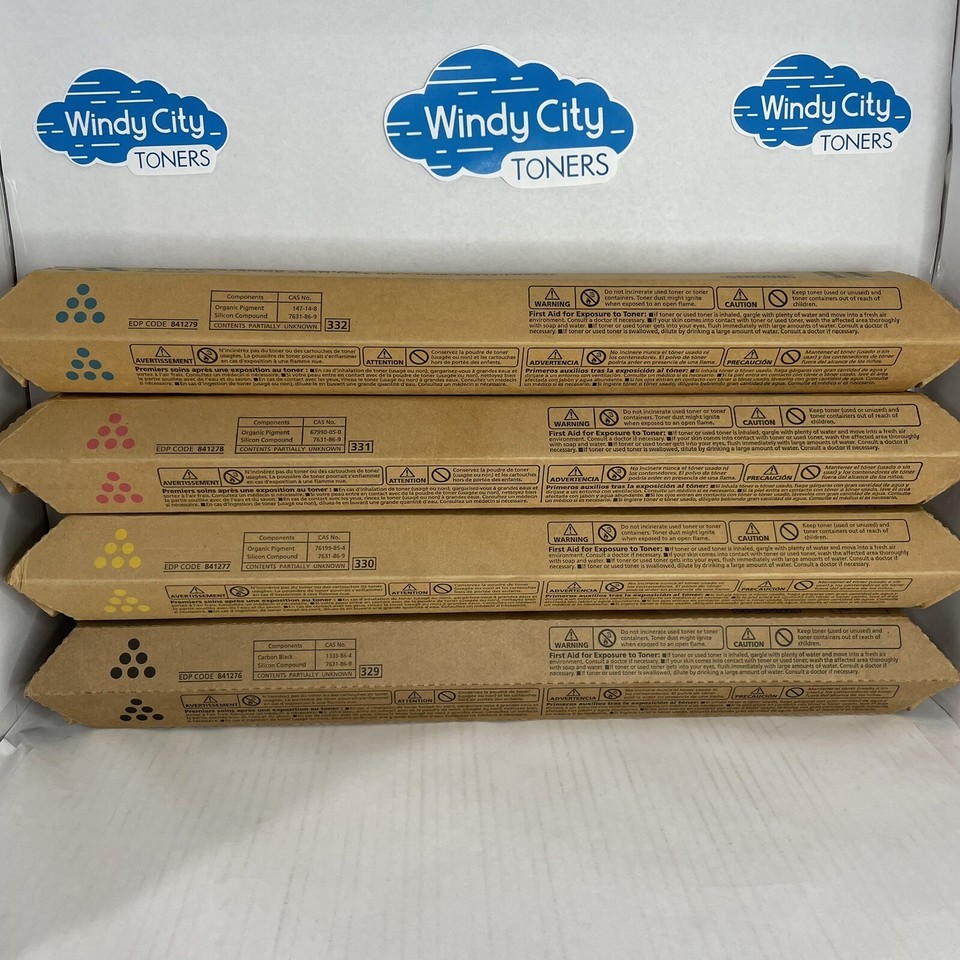 Genuine Ricoh MP C3300 / C3333 / LD533C Complete Toner Set KYCM New | eBay