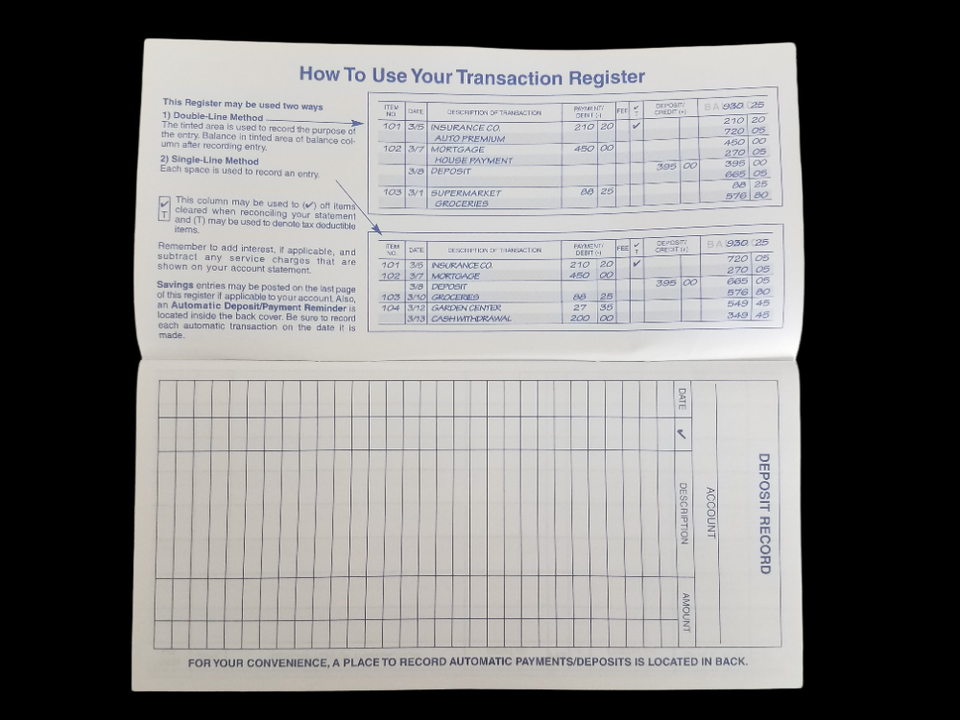 10 Checkbook Transaction Registers 2025 2026 2027 Calendar Check Book ...