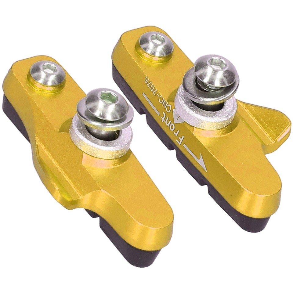 Road Bike Brakes Pads Bicycle CBrake NoNoise NoSkid Rubber Blocks Repl ...