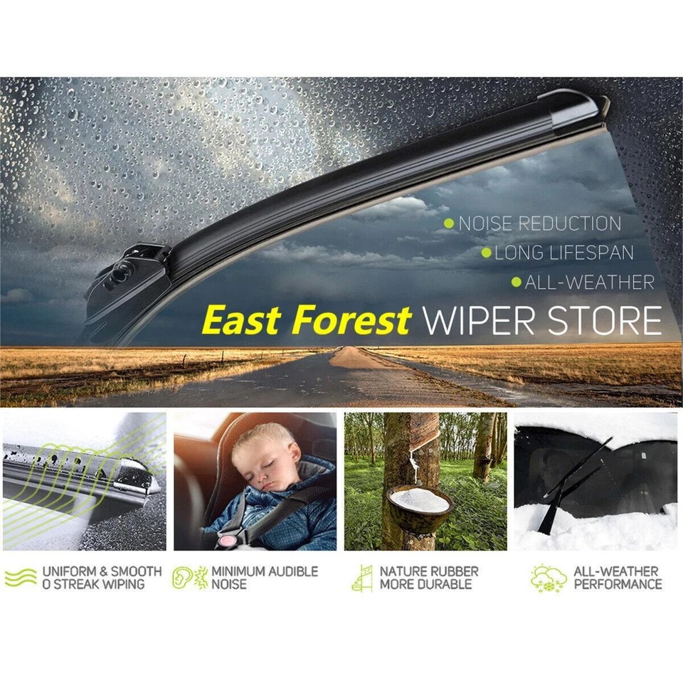 Premium OE Quality Rear Windshield Wiper Blade 12inch Latest Design- US ...