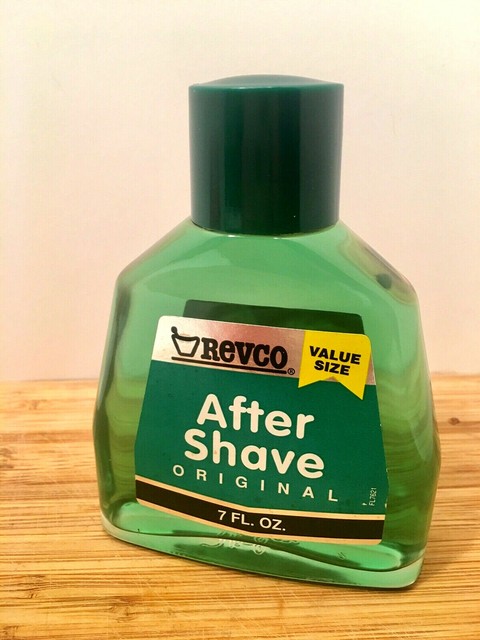 Vintage 1980's Revco Original Aftershave Green Vi Jon 7 oz Bottle Full ...