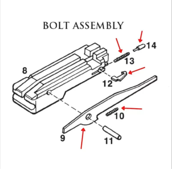NEW For Volquartsen VC10FE Bolt Tune-Up Kit for Ruger 10/22 ...