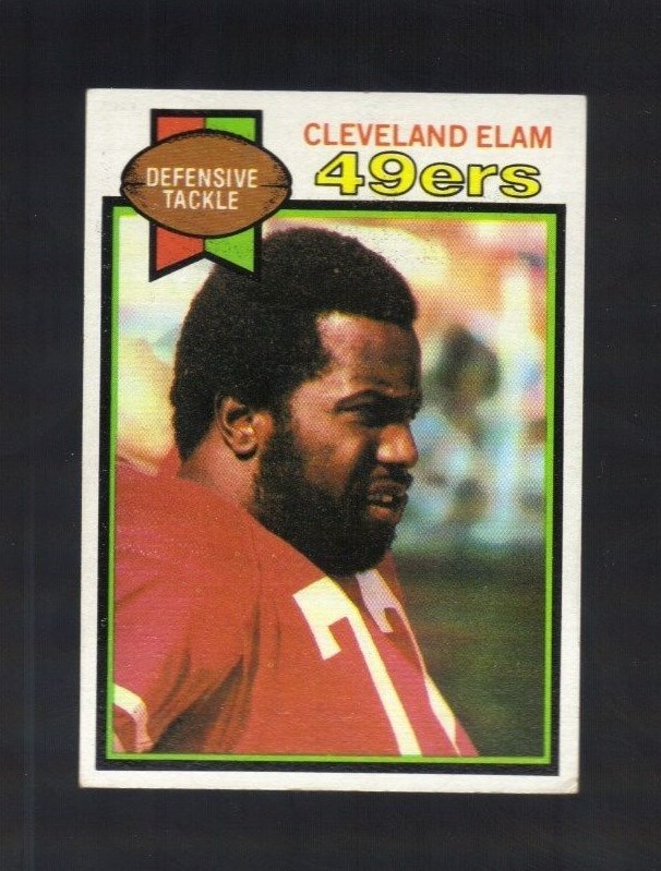1979 TOPPS CLEVELAND ELAM #410 SAN FRANCISCO 49ERS | eBay