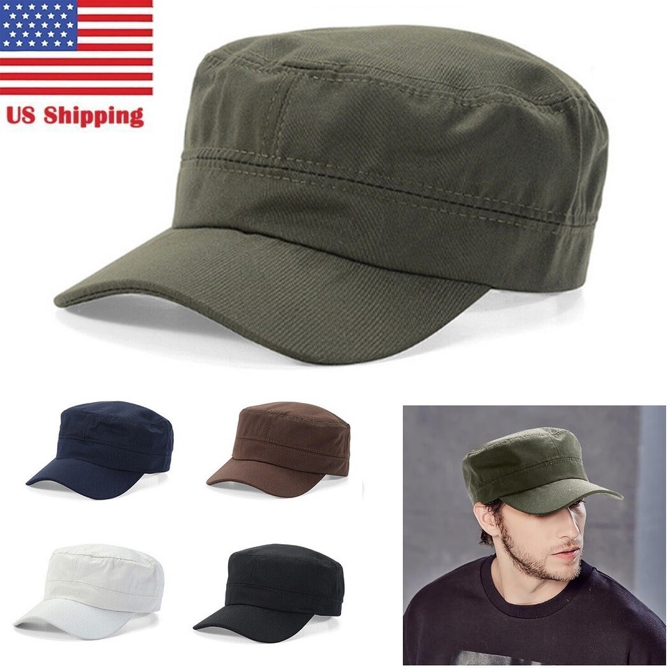 Adjustable BDU Fitted Army Cadet Military Cap Hat Patrol Castro Combat ...