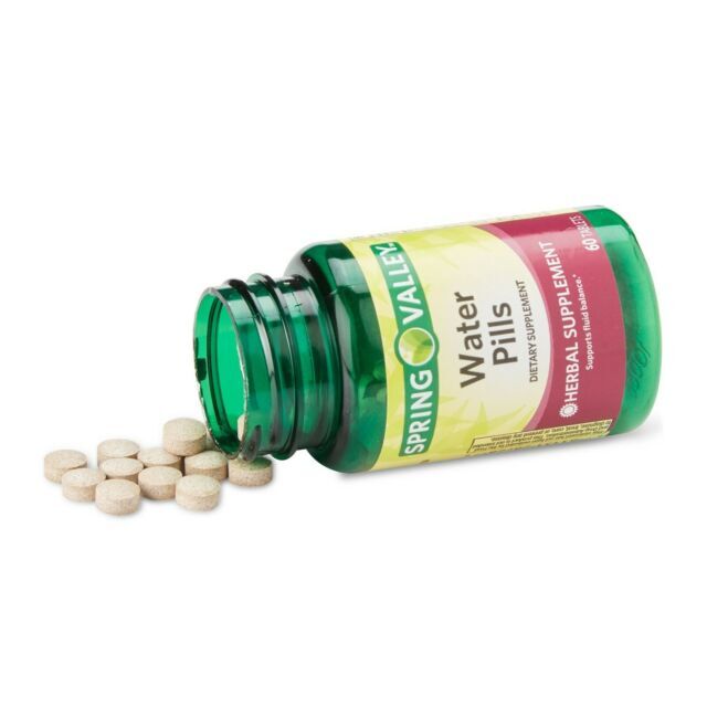 Spring Valley Water Pills Dietary Supplement 60 Tablets for sale online ...