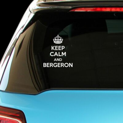 KEEP CALM AND BERGERON Car Laptop Wall Sticker Decal | eBay