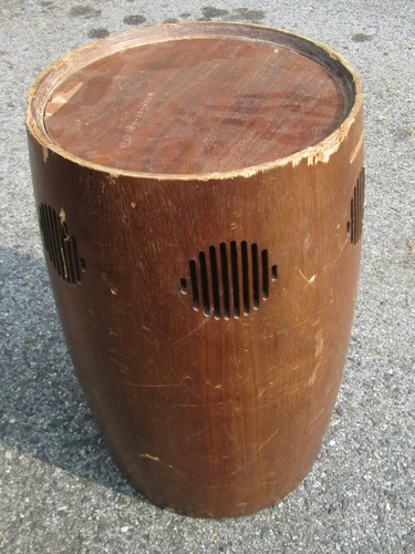 MEGA-RARE Vintage '72 Sony BONGO CONGA BAR STOOL SPEAKER CABINET ...