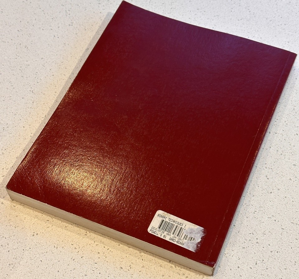 Bonsai Techniques 1 by John Yoshi Naka English Book | eBay UK