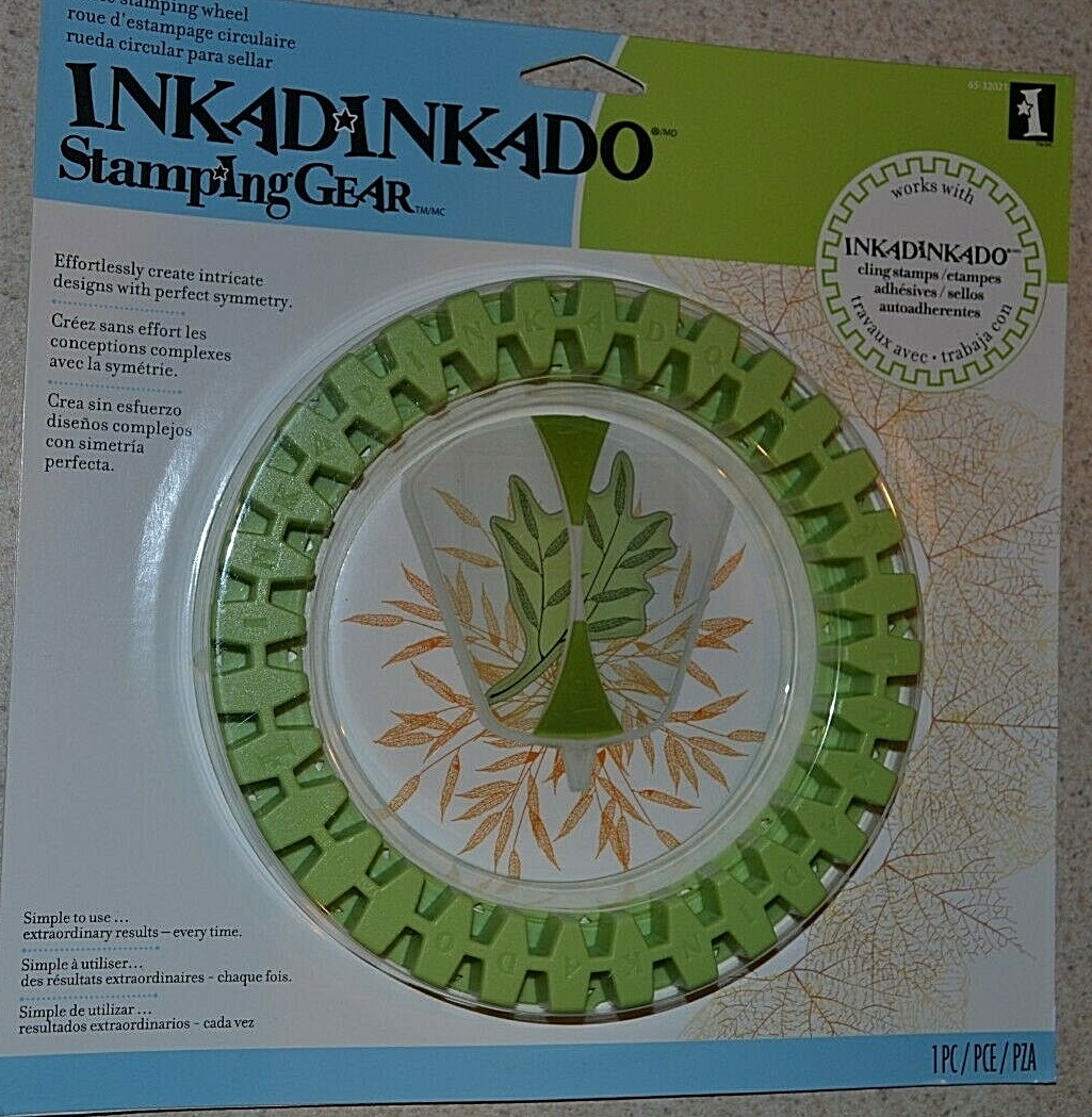 Inkadinkado StampIng Gear Circle Stamping Wheel and Starter Set Brand ...