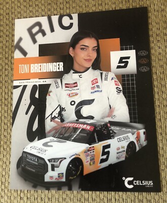 Nascar Truck Driver #5 Toni Breidinger Celsius 2025 Autographed ...