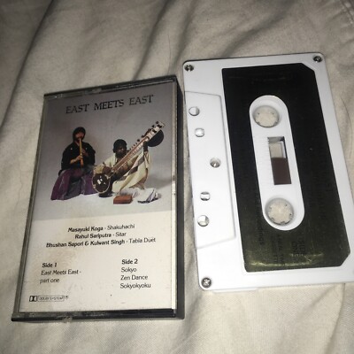 Ram Das Cassette EAST MEETS EAST Masayuki Koga Shakuhachi Rahul ...