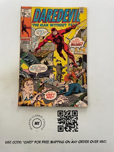 Daredevil # 74 VF/NM Marvel Comic Book Matt Murdock Hell's Kitchen 3 ...