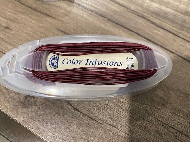 DMC COLOR INFUSIONS 'MEMORY THREAD'-(1) 3-YD SHUTTLE - 'BROWN' NEW ...