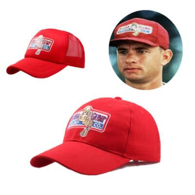 Adult Forrest Bubba Gump Red Cap Shrimp CO. Baseball Hat Forrest Gump ...